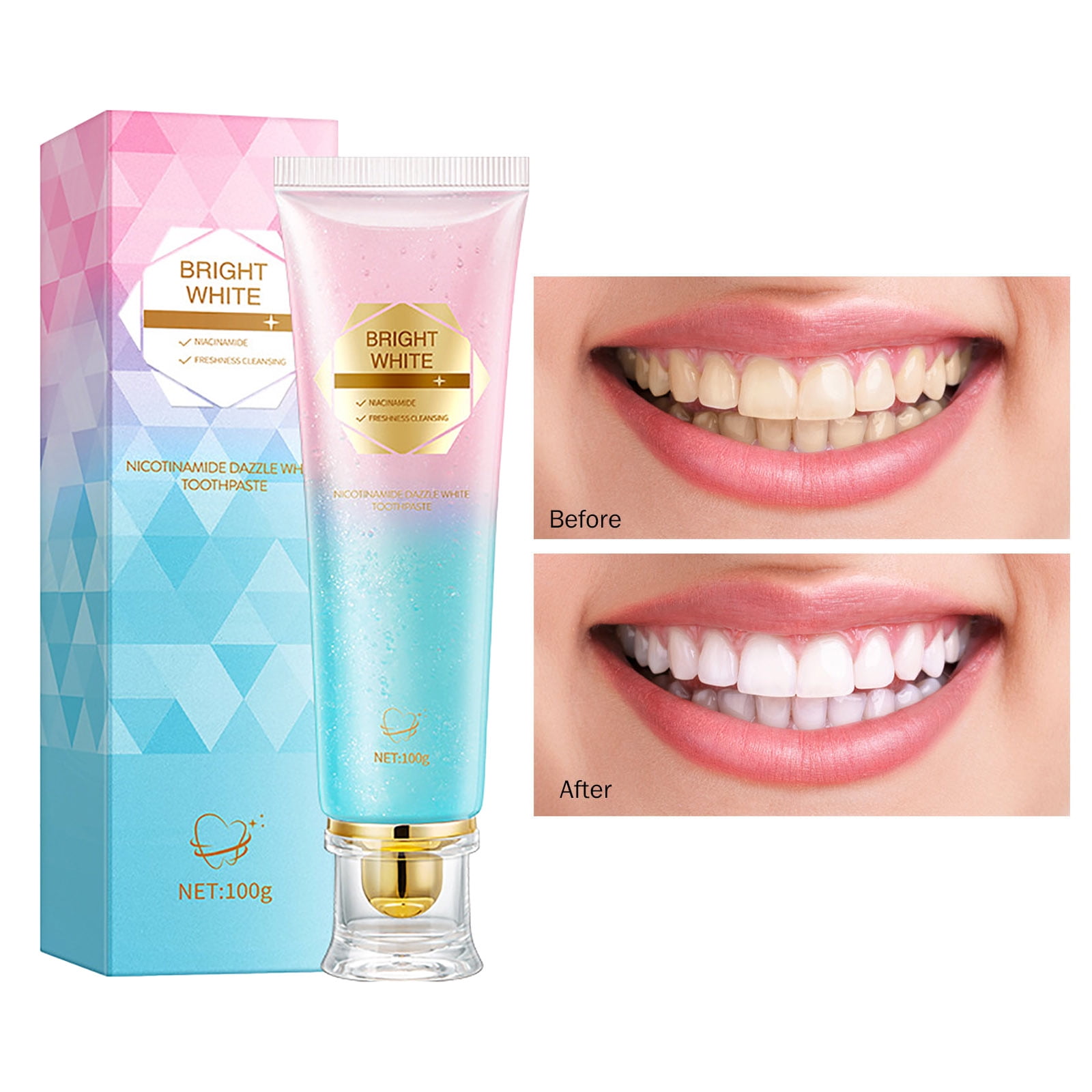 Niacinamide Whitening Toothpaste to remove yellowing and stains ...