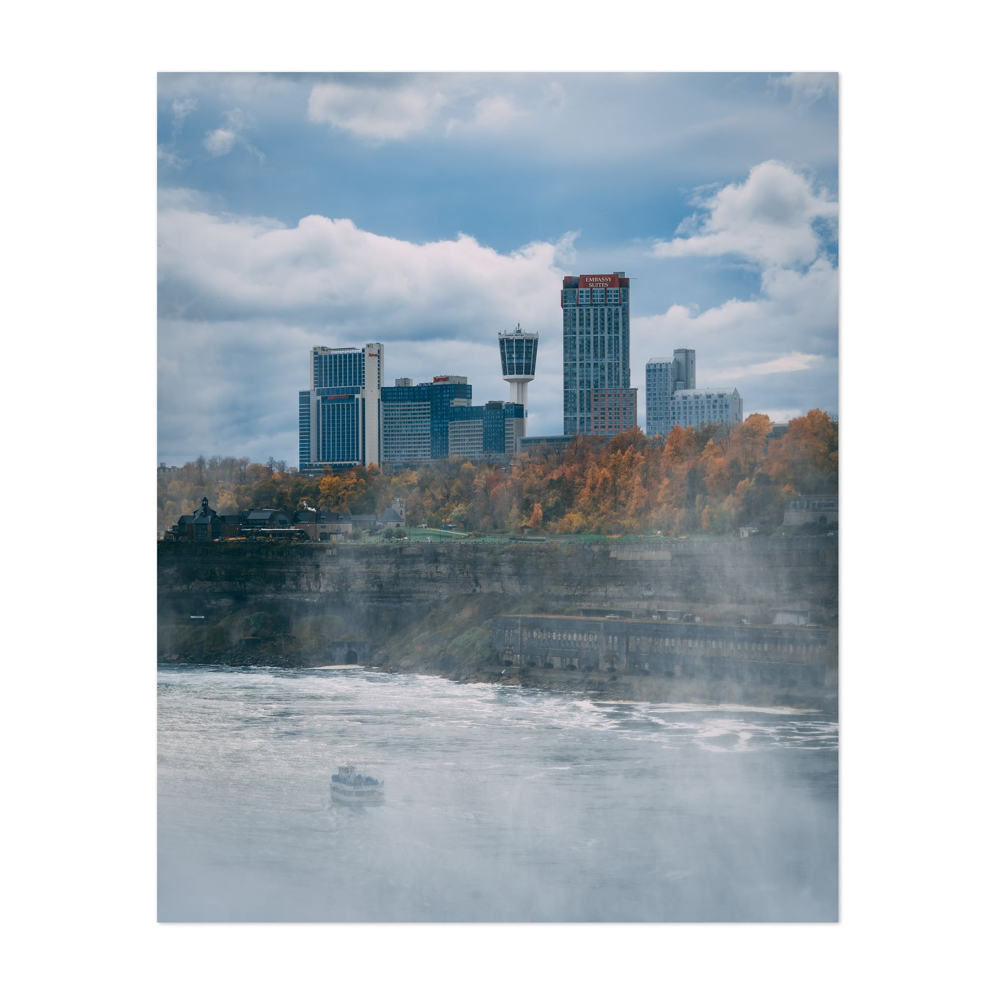 Niagara Falls from NY 01 - Niagara Falls New York Photography Cityscape ...