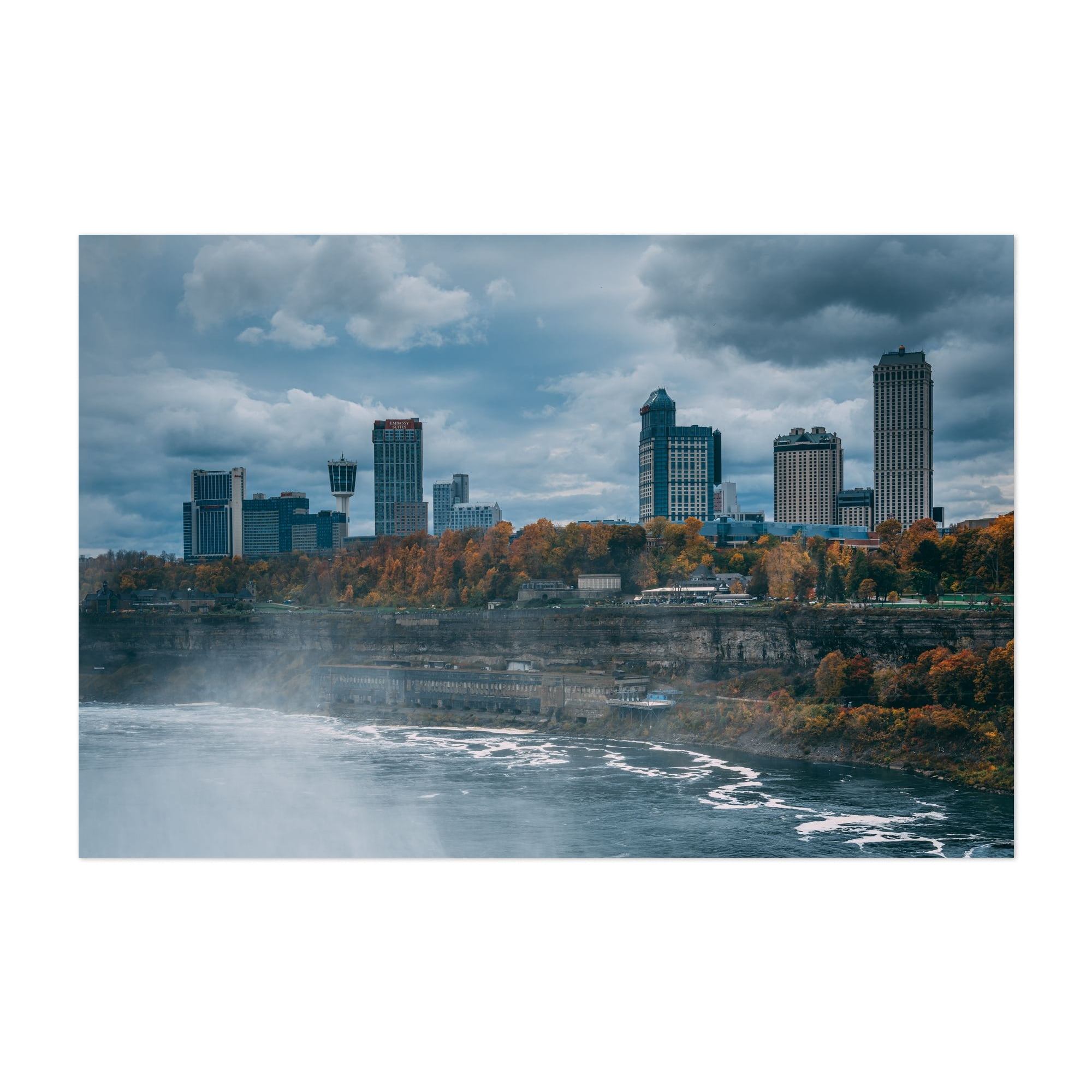 Niagara Falls from NY 02 - Niagara Falls New York Photography Skyline ...