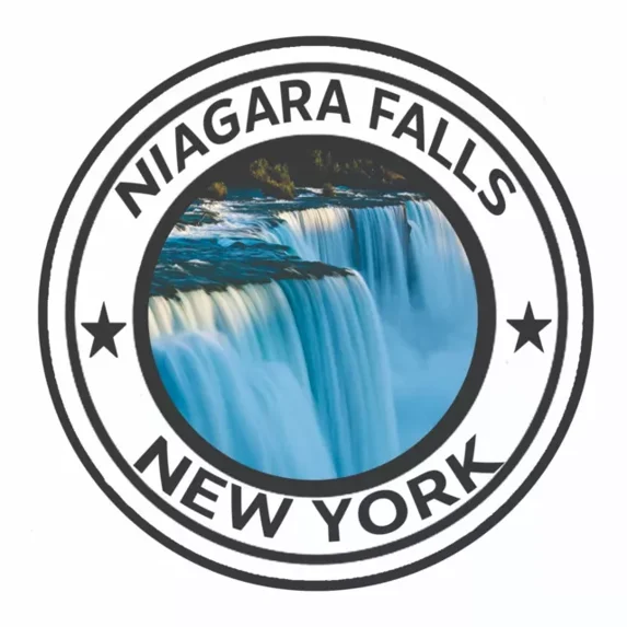 Niagara Falls New York Sticker Phone Decal Water Bottle Stickers Car ...