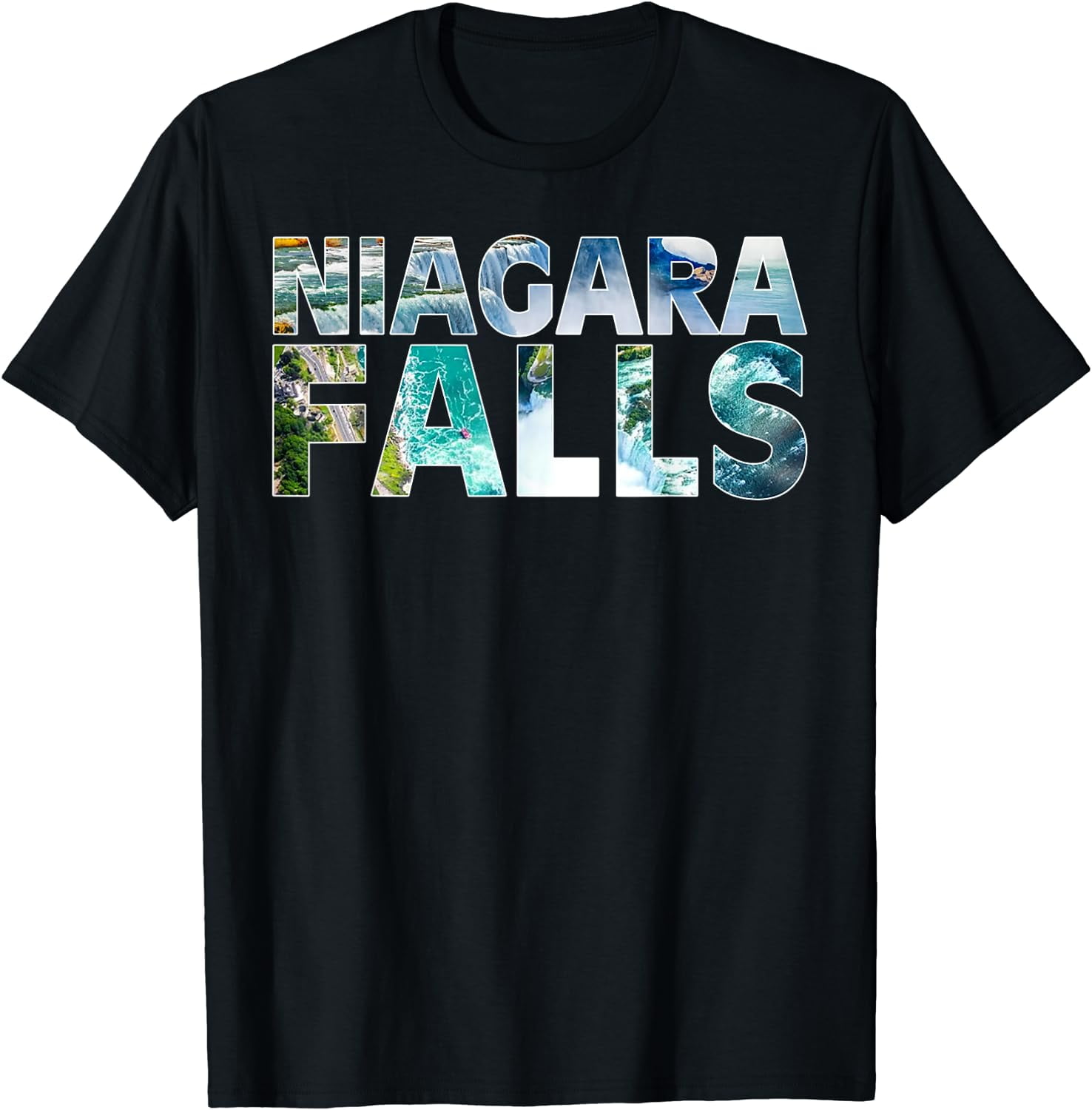 Niagara Falls Waterfall Souvenir Gift Men,Women New York T-Shirt ...