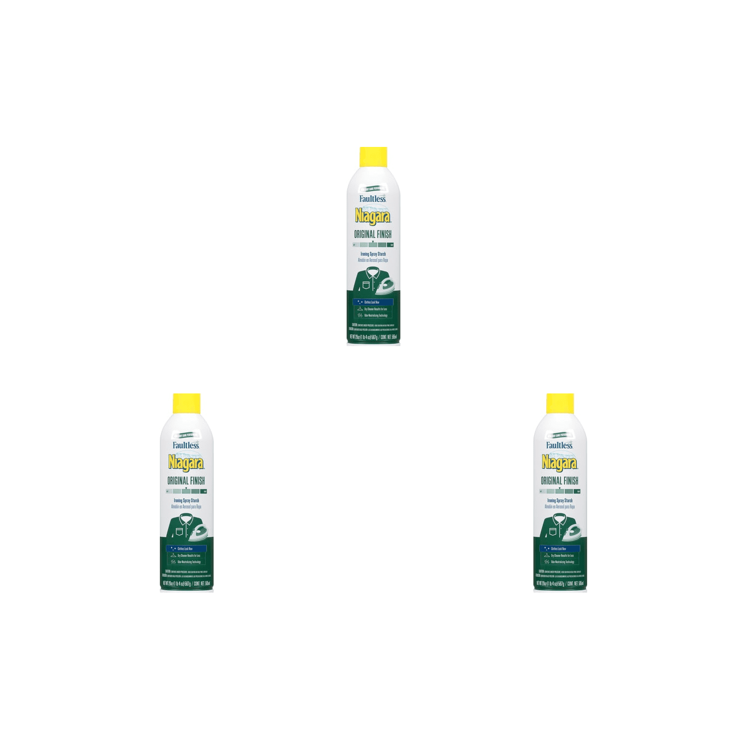 Niagara Spray Starch Original Finish Ironing Spray –( 20oz x 3 ) - 3 ...