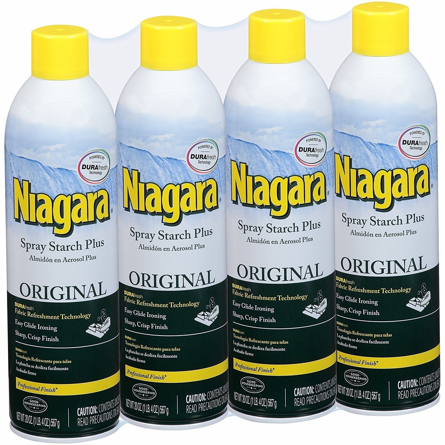 Niagara Spray Starch Plus Original DURAfresh Technology 20 oz Pack of 4 ...