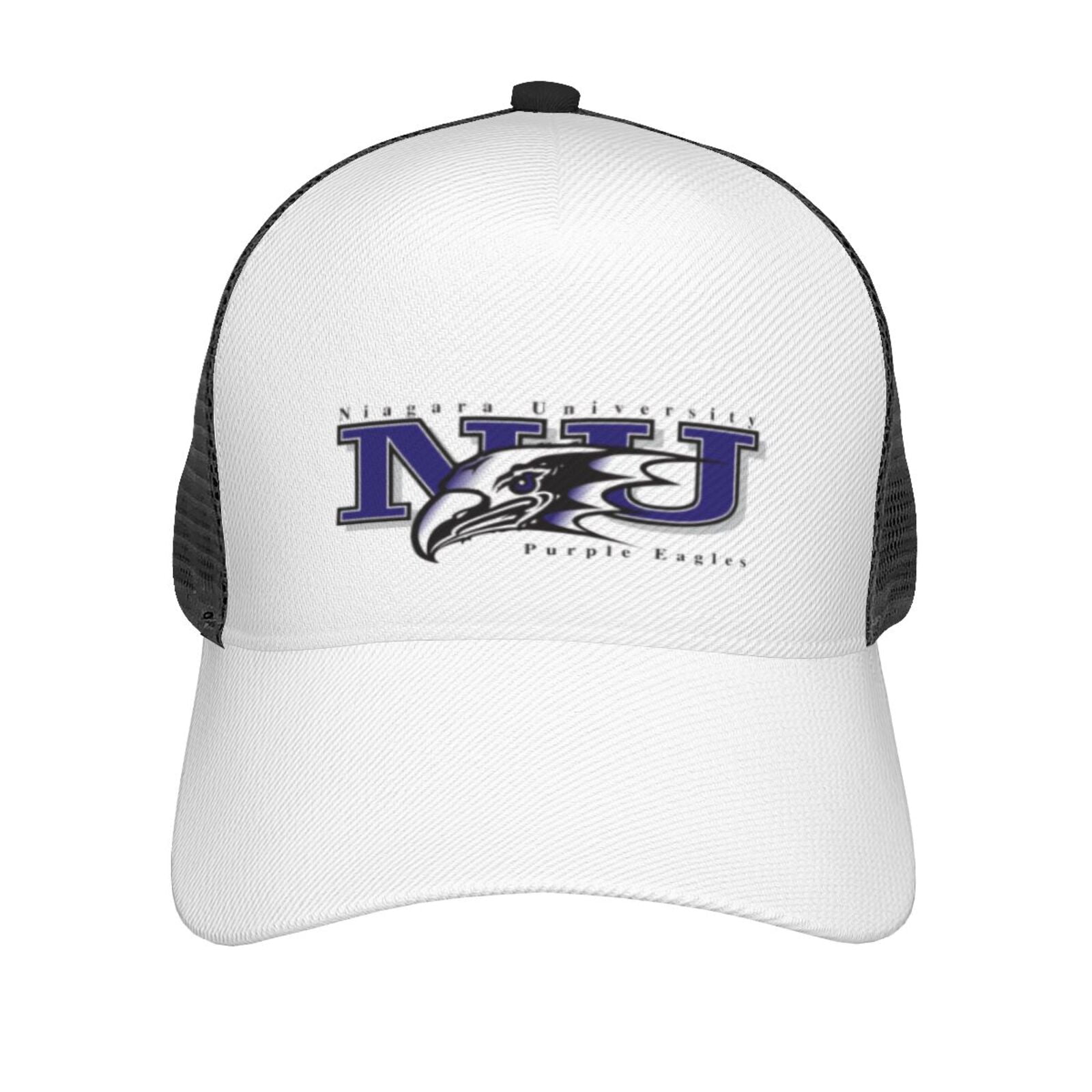 Niagara University Logo Curved Brim Mesh Baseball Cap Casual Sun Hat ...