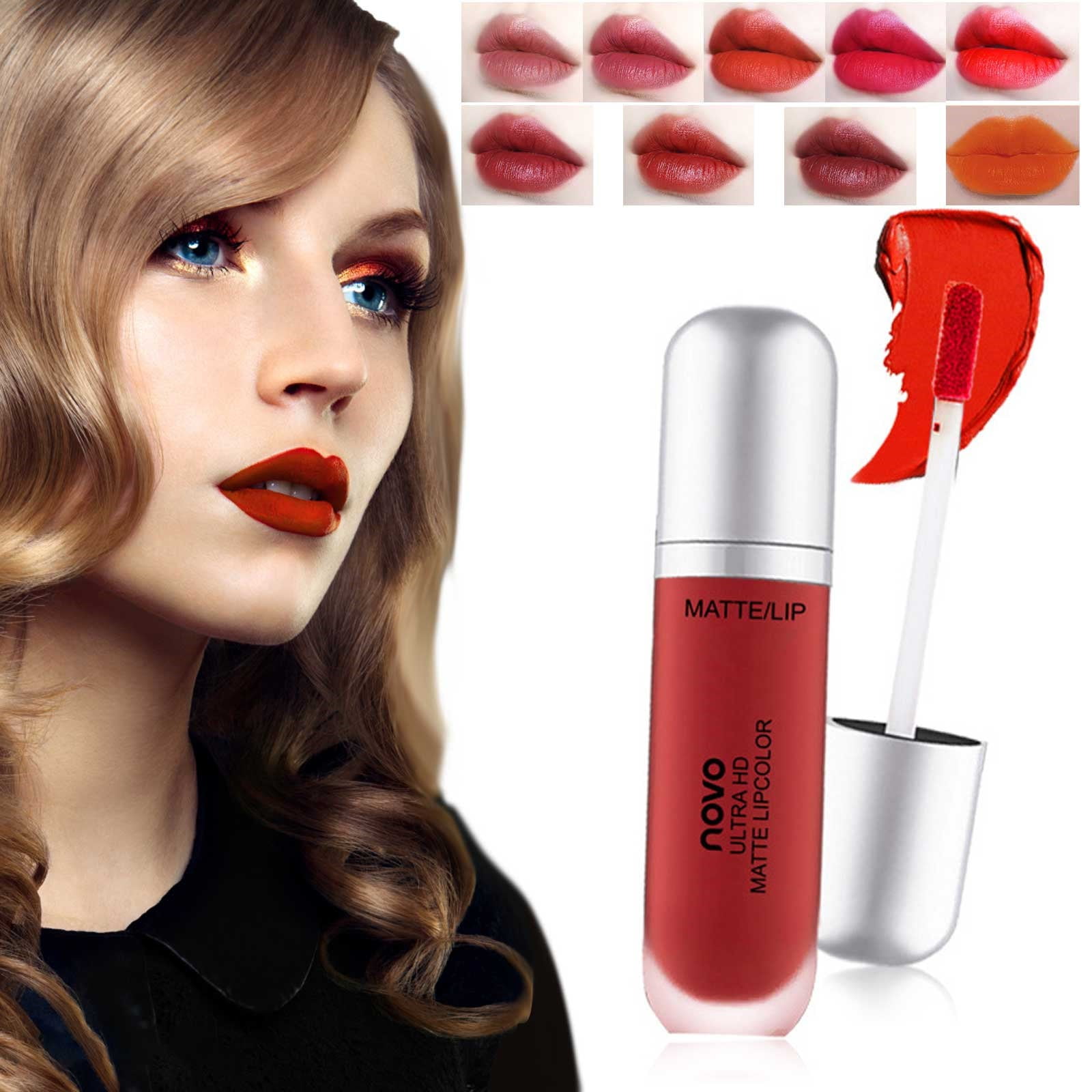 Niahfd Lip Oil Matte Liquid Lipstick Lipgloss Lip Gloss Stain Makeup ...