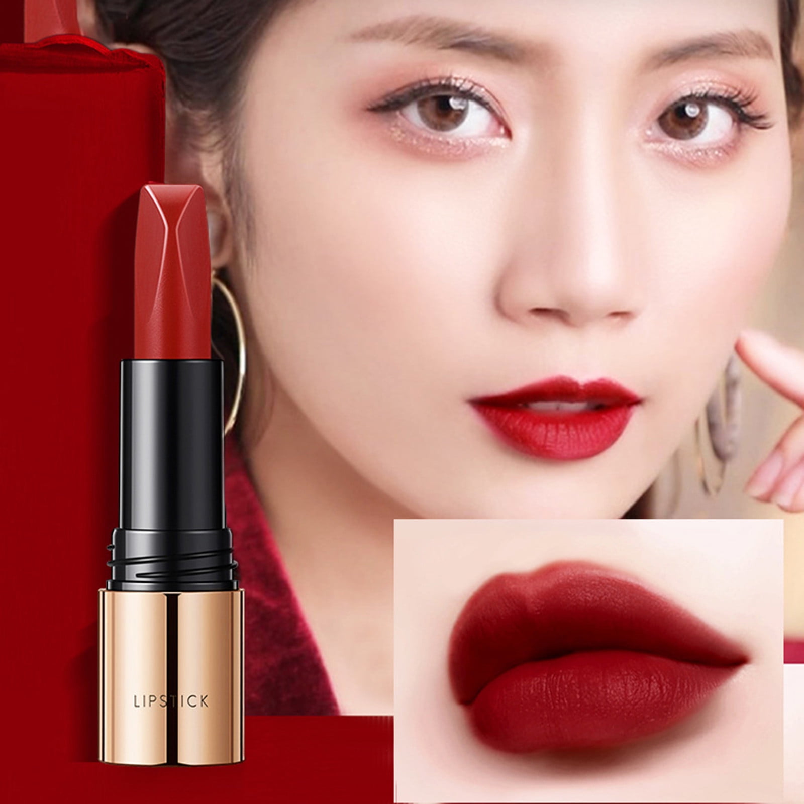 Niahfd Makeup Long Wearing Velvet Finish Lipstick That Doesn'T Smear Or ... Niahfd Makeup Long Wearing Velvet Finish Lipstick That Doesn'T Smear Or ...