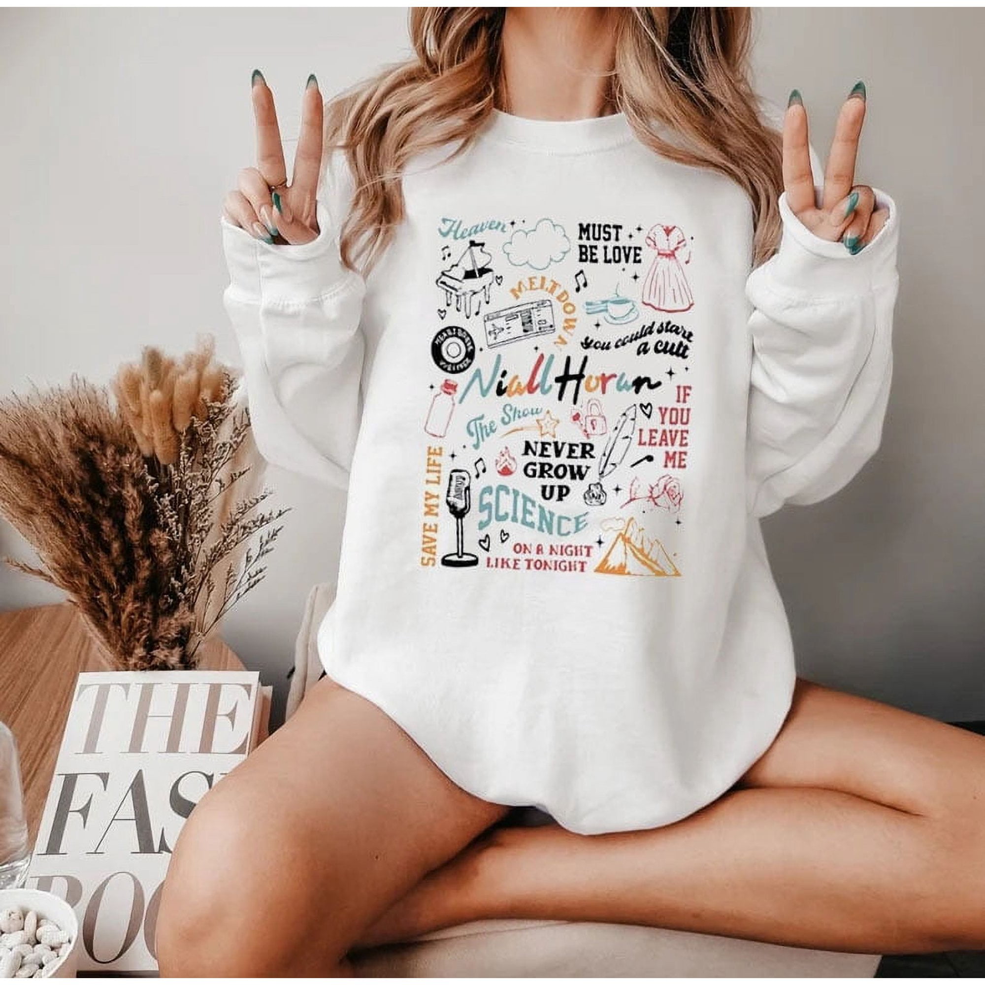 Niall Horan Album Tracklist sweatshirt Niall Horan Live On Tour 2024 ...