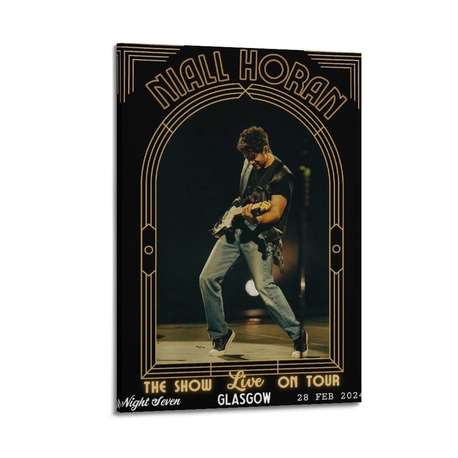 Niall Horan The Show Live On Tour Glasgow Poster Wall Art Canvas ...