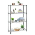 NiamVelo 4 Tier Wire Shelving Unit Heavy Duty Metal Shelf Adjustable ...
