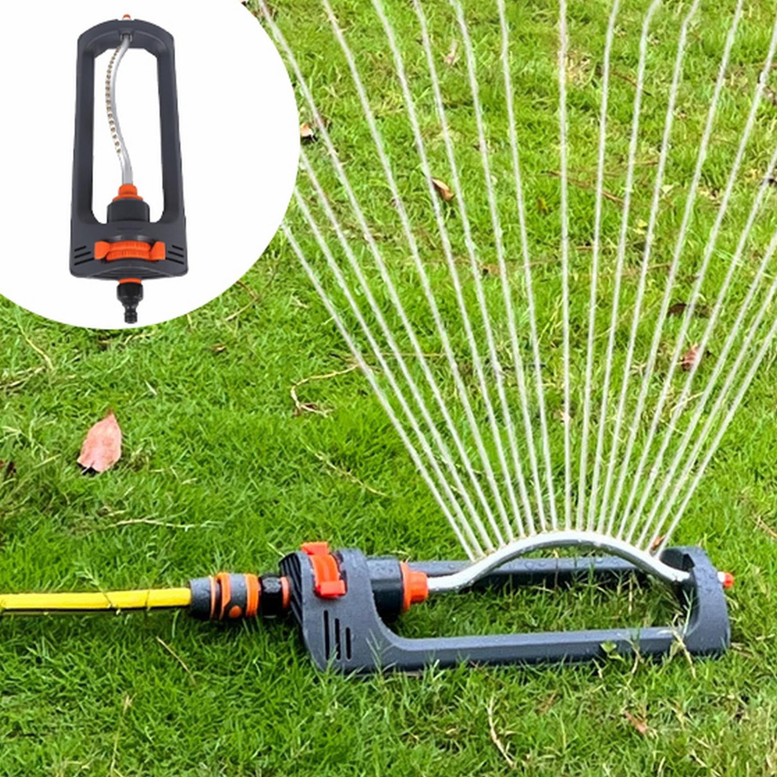 Niaviben 2 Packs Water Sprinklers,Oscillating Sprinkler W/Timer 100 Sq ...