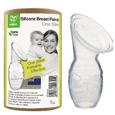 Haakaa Silicone Manual Breast Pump - Hands-Free, Quick Clean, Baby ...