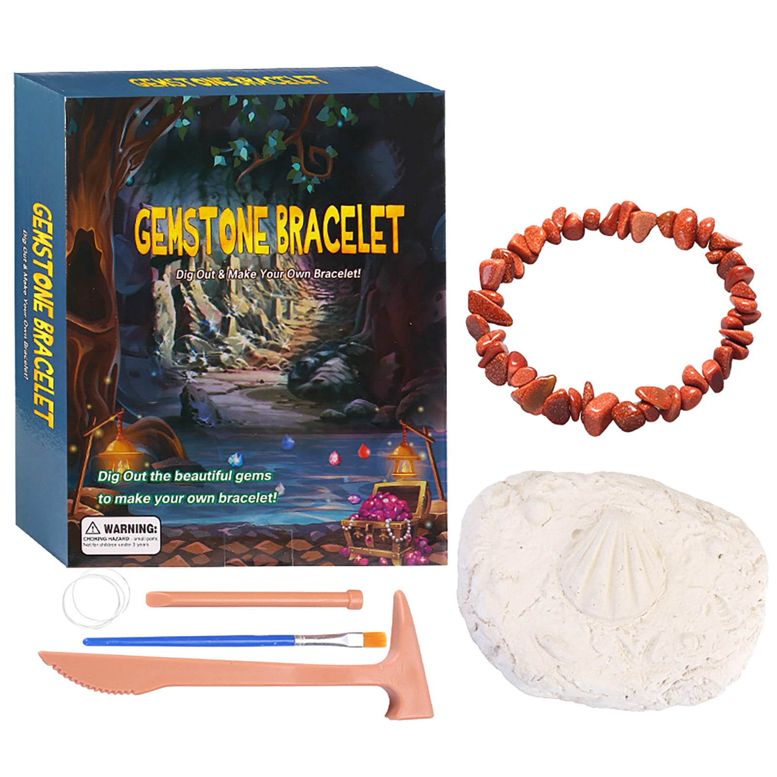 Niaviben Education Children's Educational Toys Gemstone Digging Kit ...