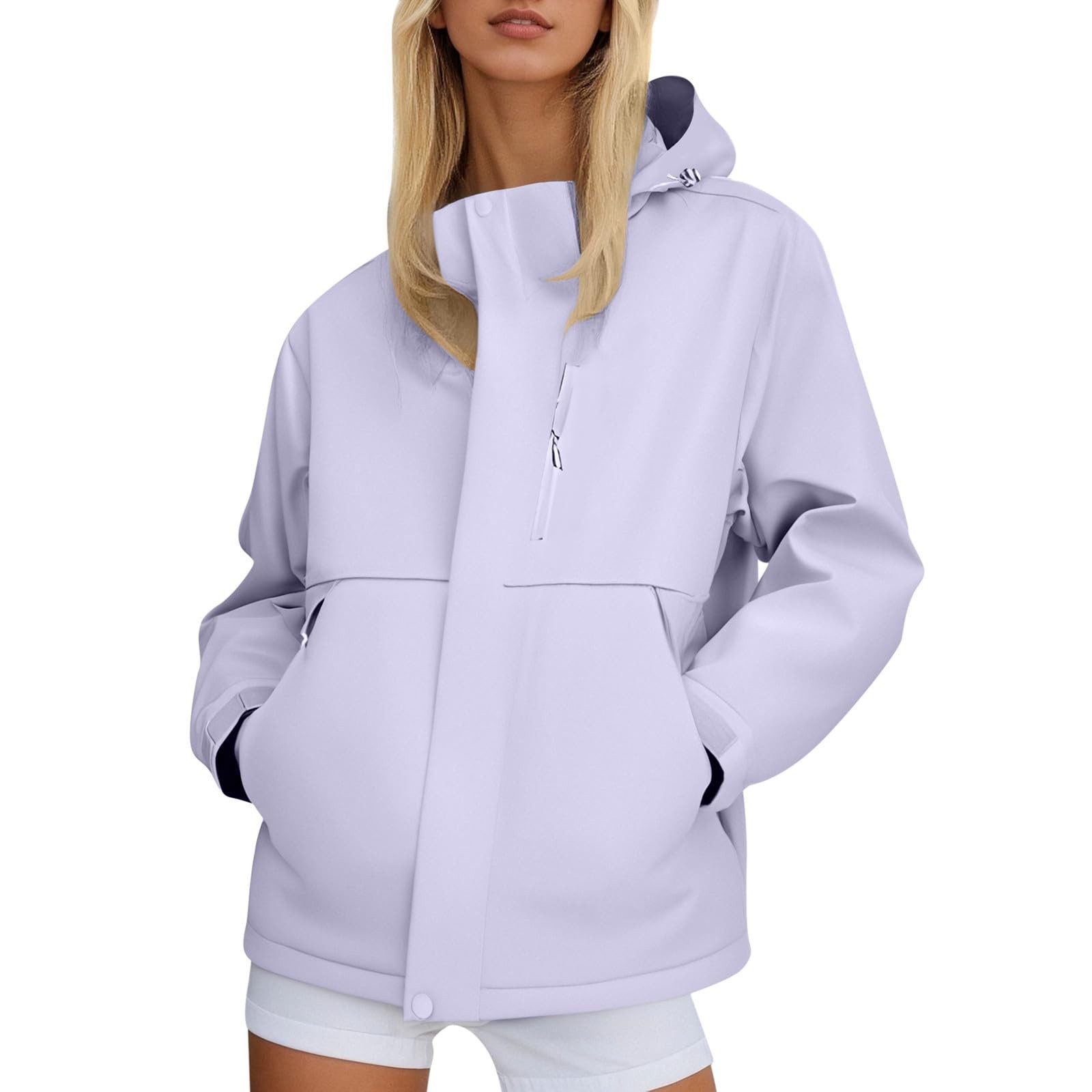 Niaviben Hiking Jacket Women Waterproof Rain Jacket Women Light Fall ...