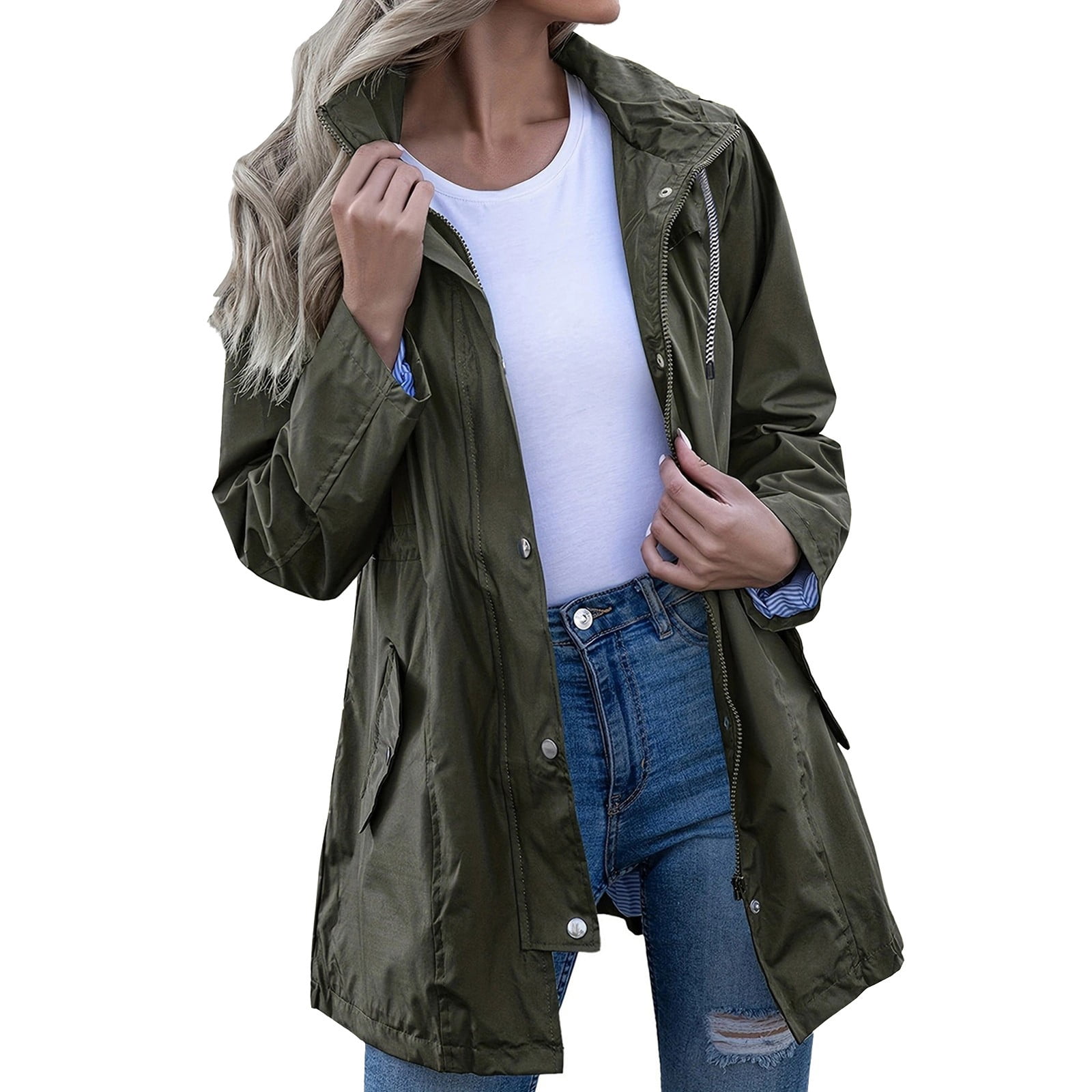 Niaviben rain jacket rain coat for women waterproof rain jacket women ...