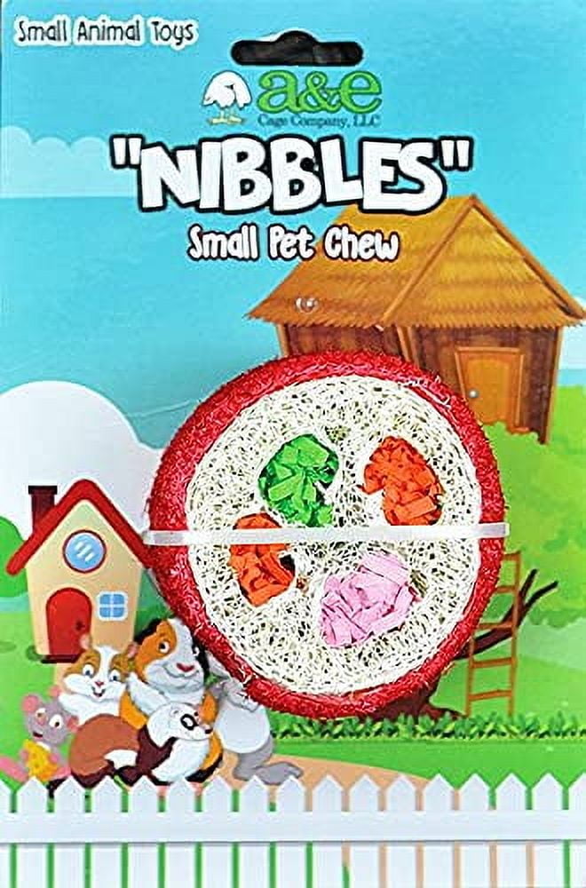 Nibbles Deluxe Sushi Roll Loofah Chew Toy - (7 Units) - Walmart.com