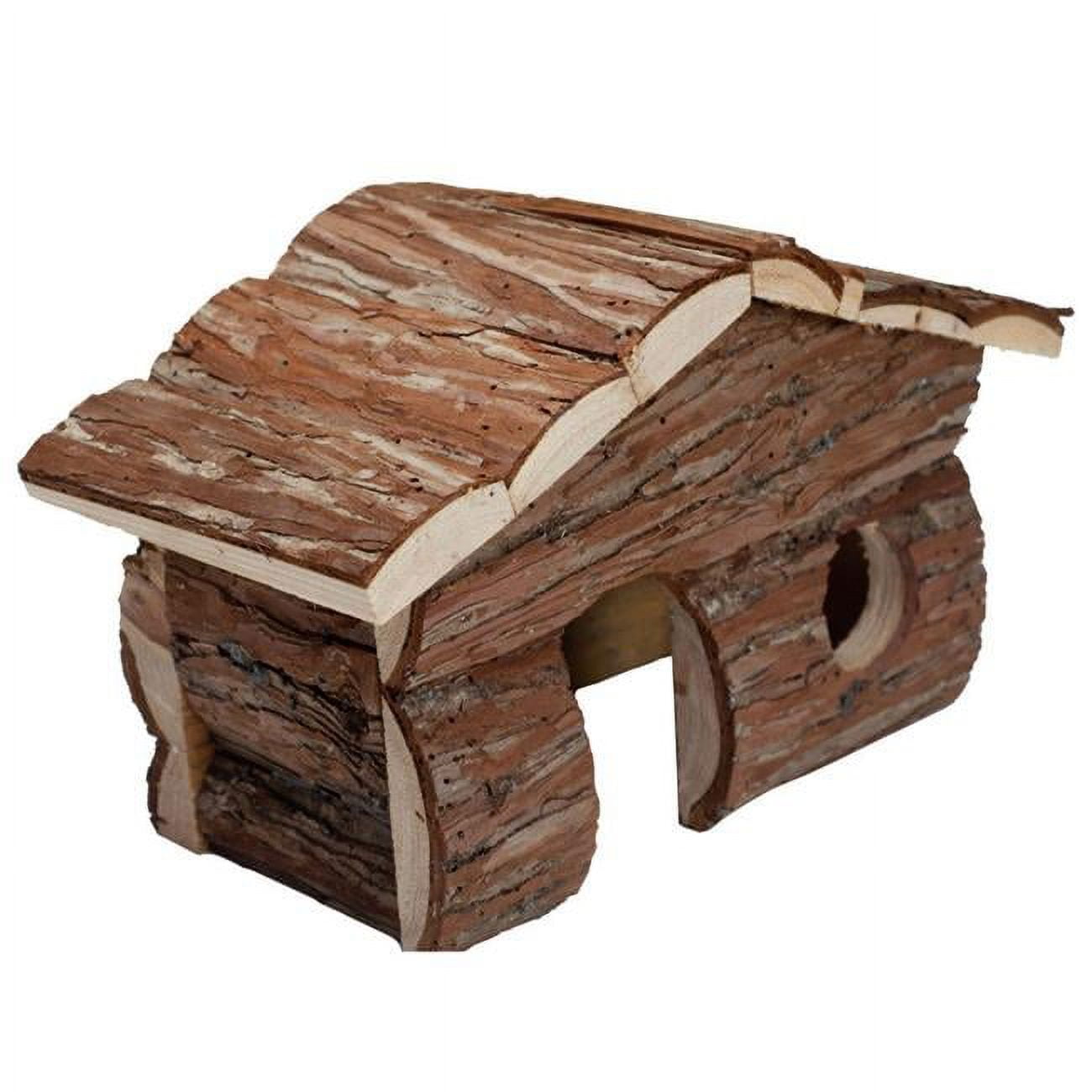 Nibbles Log Cabin Small Animal Hut, Brown - Walmart.com