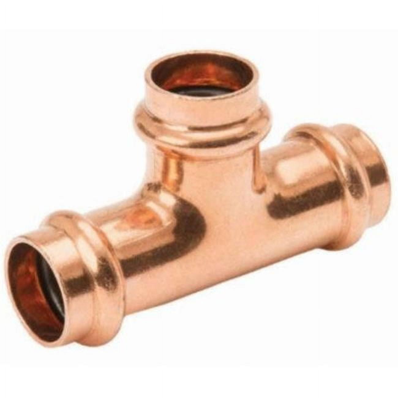 Nibco 119519 0.75 in. Press Copper Pipe Tee - Walmart.com