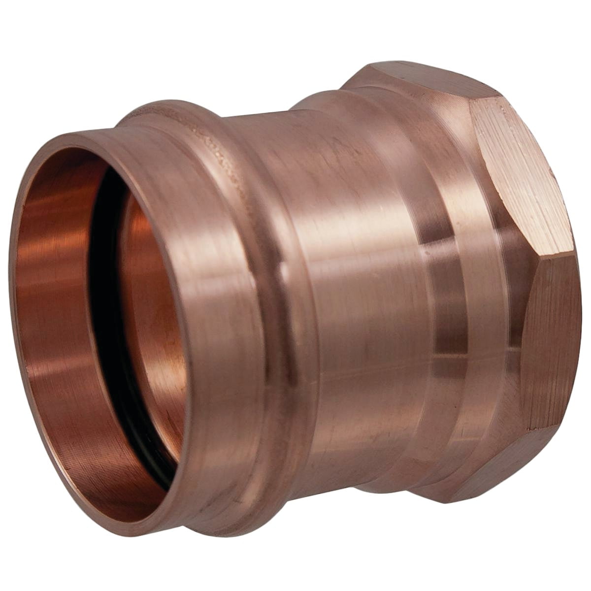 Nibco 9025250PCU 1 In. Press by Female Copper Pipe Adapter - Quantity 5 ...