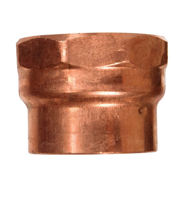 Nibco Adapter,Wrot Copper,2" Tube,CxFNPT 903 2 - Walmart.com