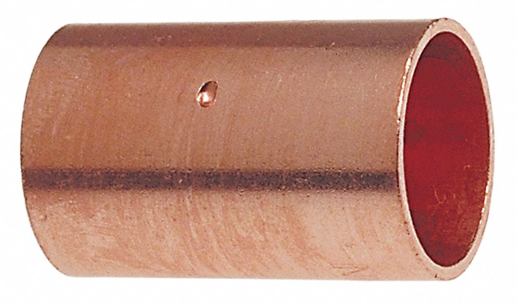 Nibco Coupling with Stop,Wrot Copper,5/16",CxC 600 5/16 - Walmart.com