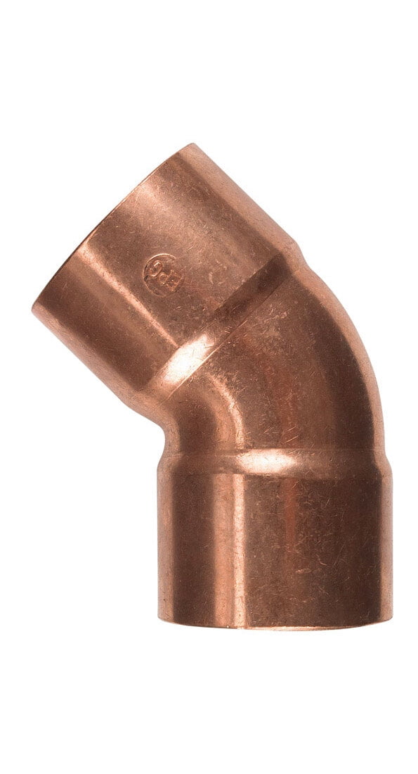 NIBCO 45-Degree Elbow Wrot Copper Fitting - 2 In. CxC - Walmart ...