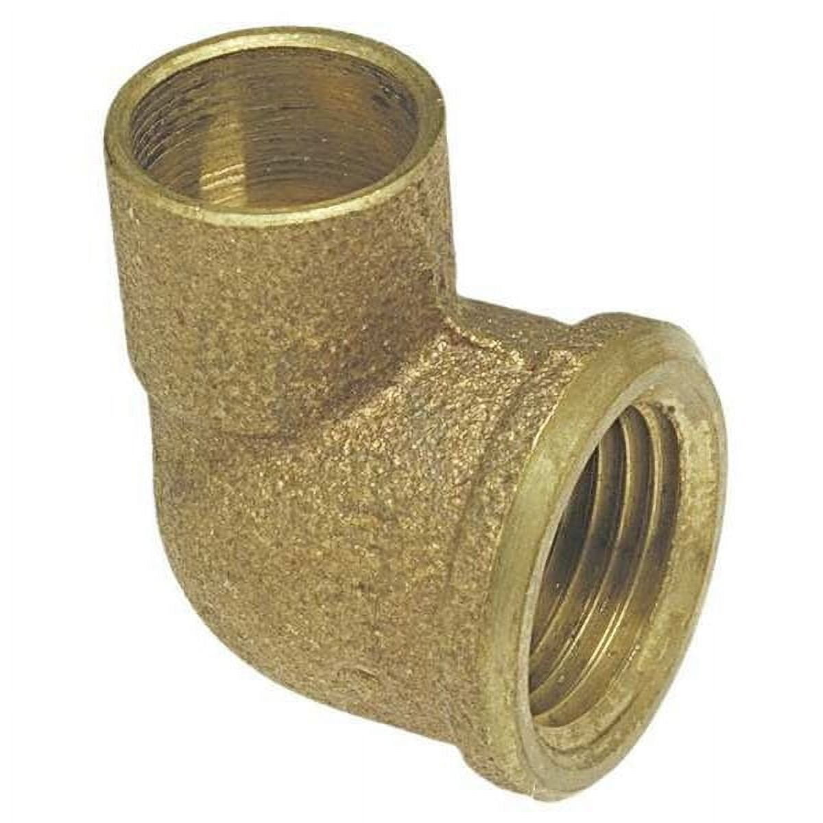 Nibco 90° Elbow, Low Lead Cast Bronze, 1-1/2", C x FNPT 7073-LF 11/2 ...
