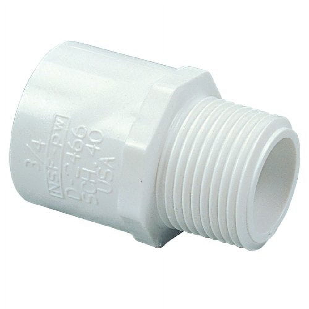 Nibco F00240D 1.5 in. Slip x NPT Male 436 Series PVC Pipe Fitting ...