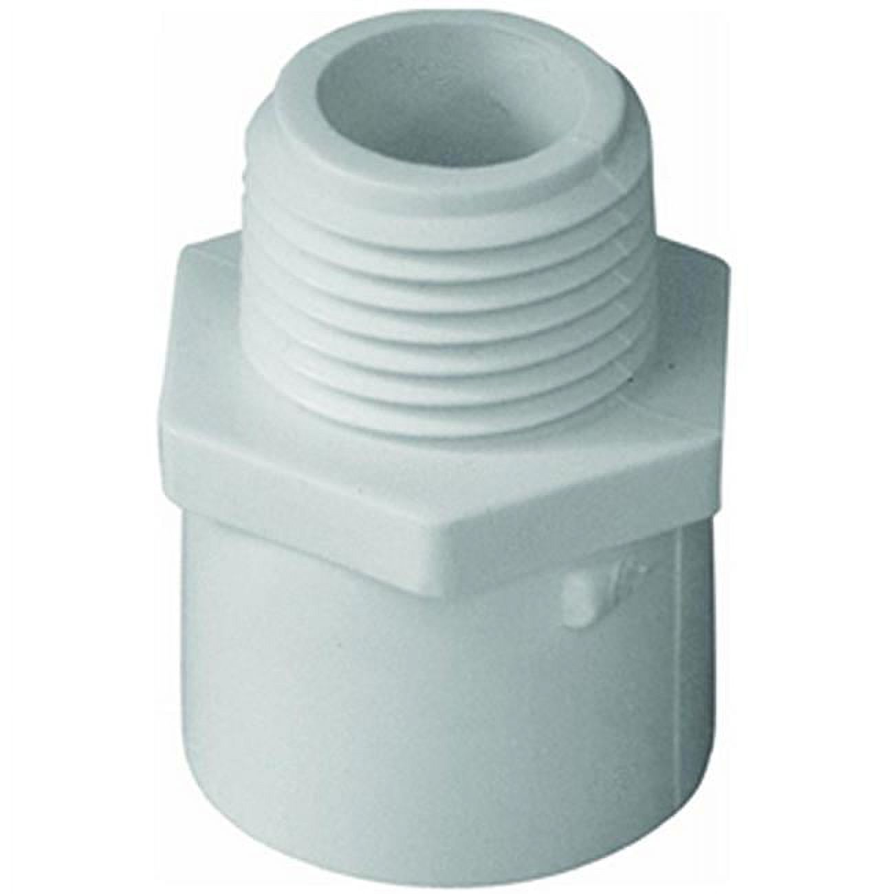 Nibco F00260D 2 Mip Socket PVC Adapter, White - Walmart.com