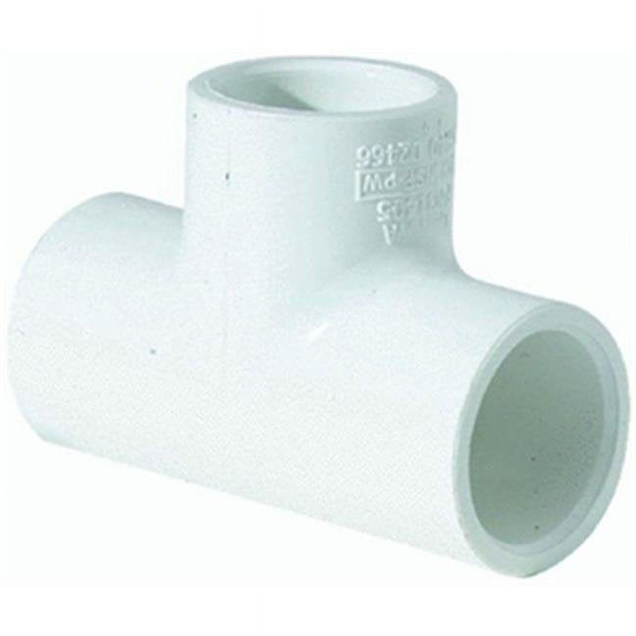 Nibco F01830C 1.25 in. PVC Slip Tee - Walmart.com