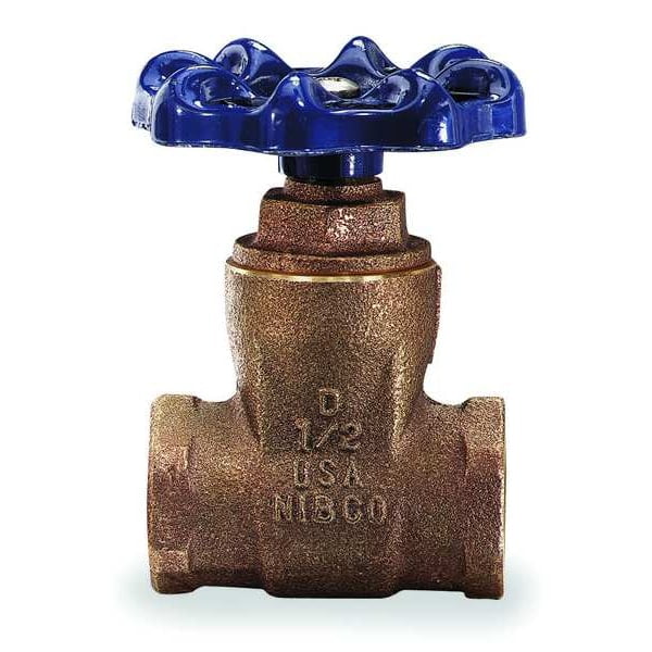 Nibco Gate Valve,1/2",Bronze,NPT T29 1/2 - Walmart.com