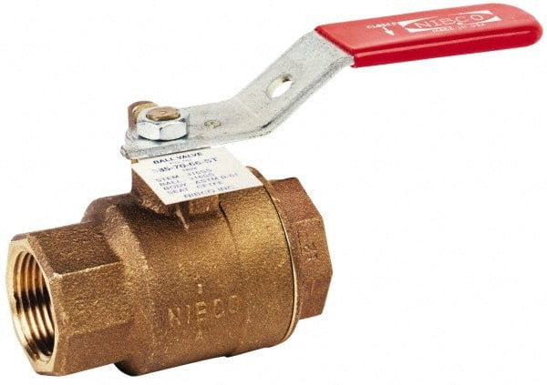 Nibco Manual 2-Way Ball Valve,NPT,Bronze T5857066 3/4 - Walmart.com