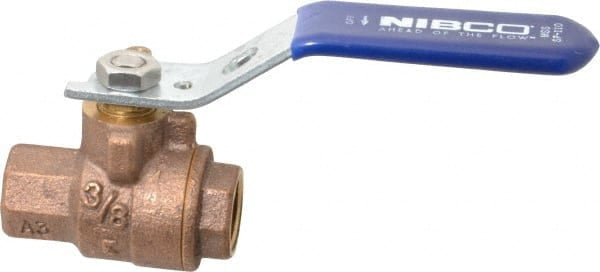 Nibco 3/8" FNPT Bronze Ball Valve Inline T5857066 3/8 - Walmart ...