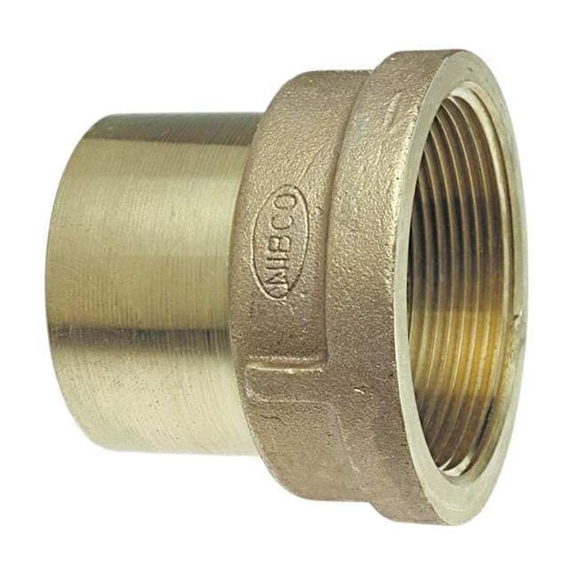 Nibco Reducing Adapter,Cast BRZ,3/4",FTGxFNPT 7032R 3/4X1/2 - Walmart.com