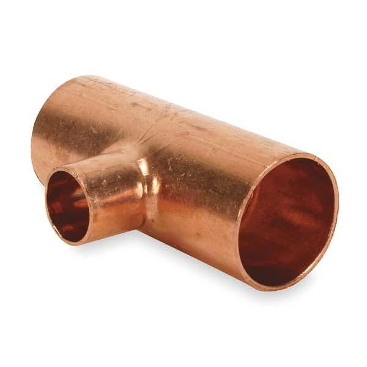 Nibco Reducing Tee,Wrot Copper,4"x4"x3",CxCxC 611R 4x4x3 - Walmart.com