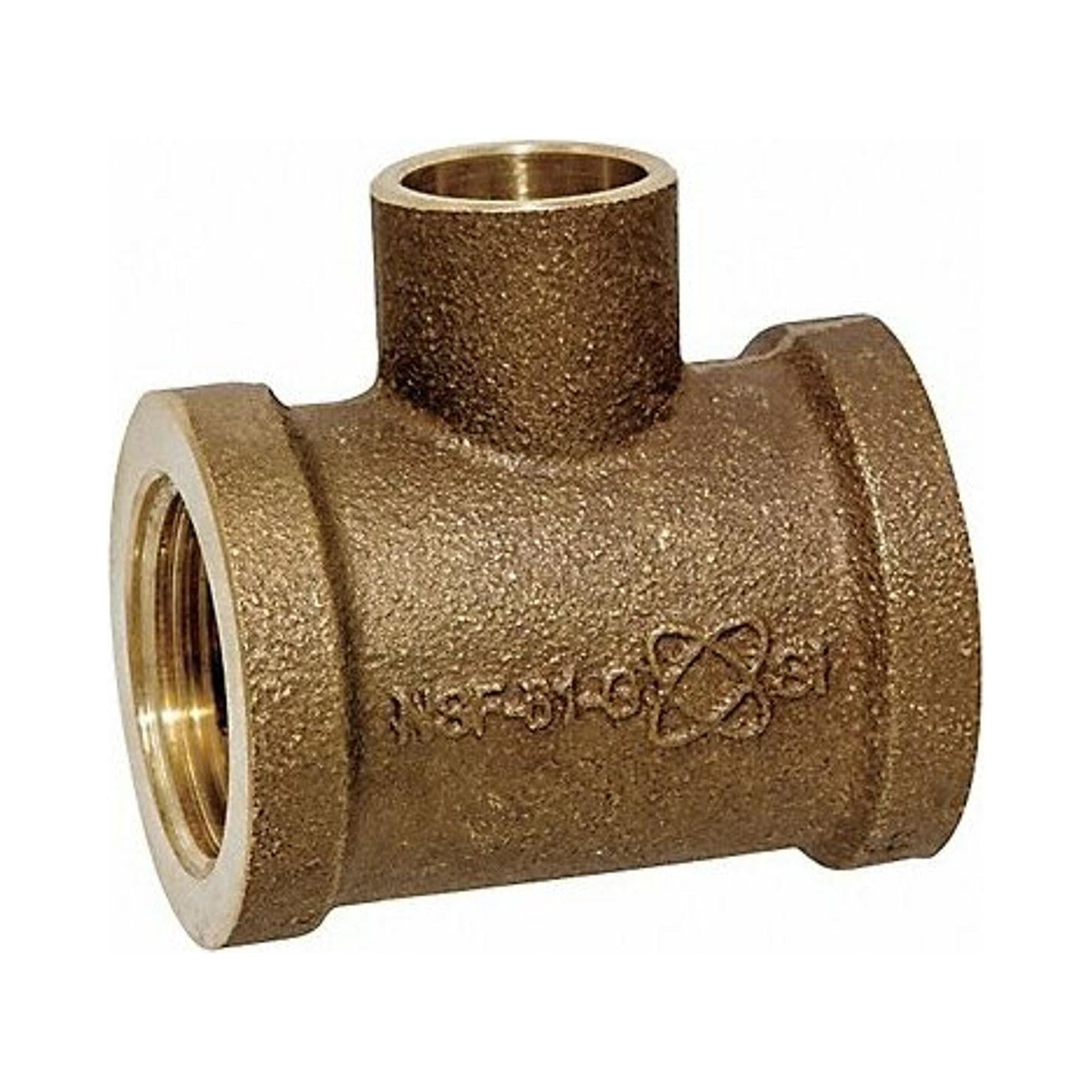 Nibco Tee,LL Cast Bronze,3/4" Tube,FNPTxFNPTxC 710-3-LF 3/4 - Walmart.com