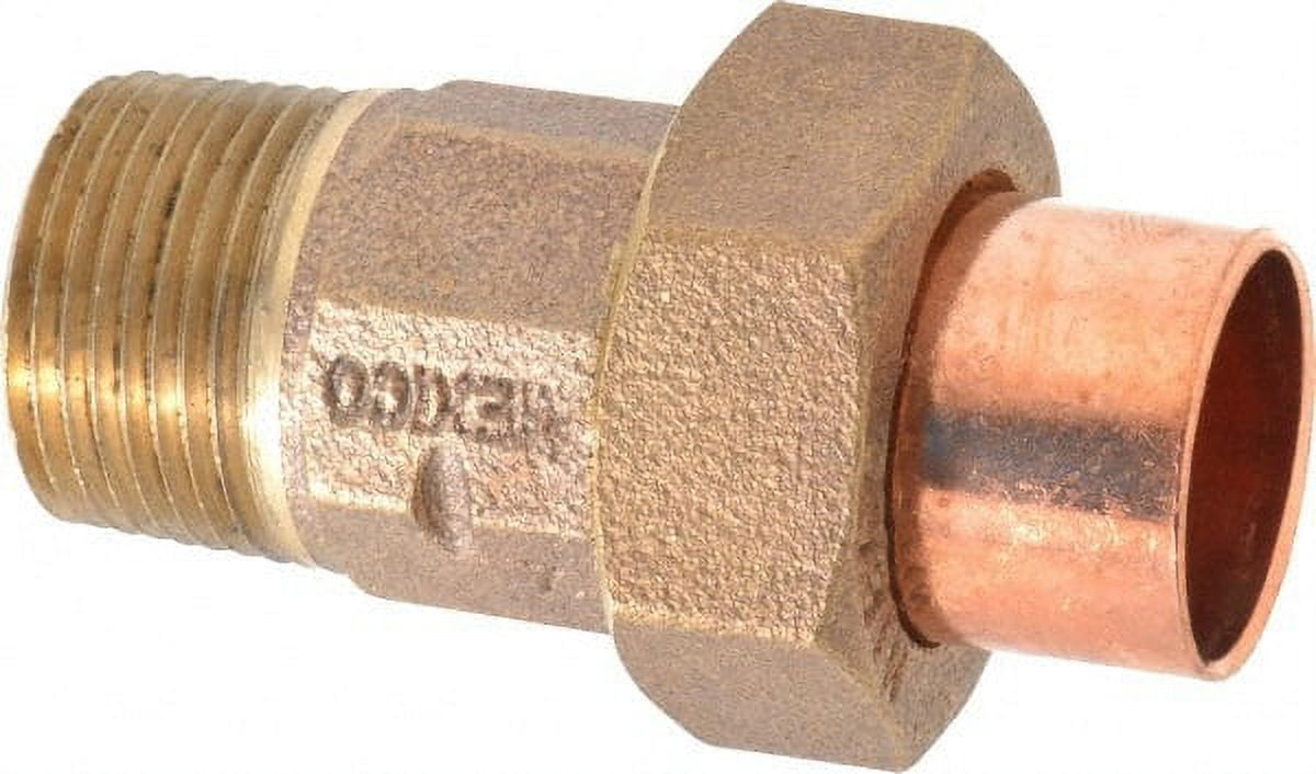 Nibco Union,Cast Copper,3/4" Tube,CxMNPT U7334 3/4 - Walmart.com