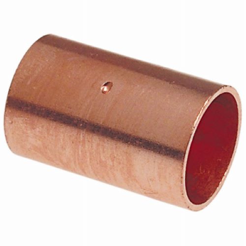 Nibco W00690D 1/4" x 1/4" Wrot Copper Pipe Couplings With Stop ...