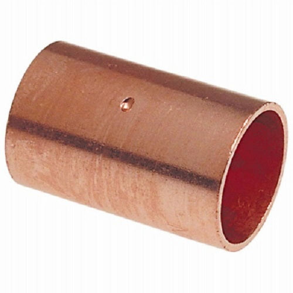 Nibco W00720D 1/2" Wrot Copper Pipe Couplings CxC With Dimpled Tube ...