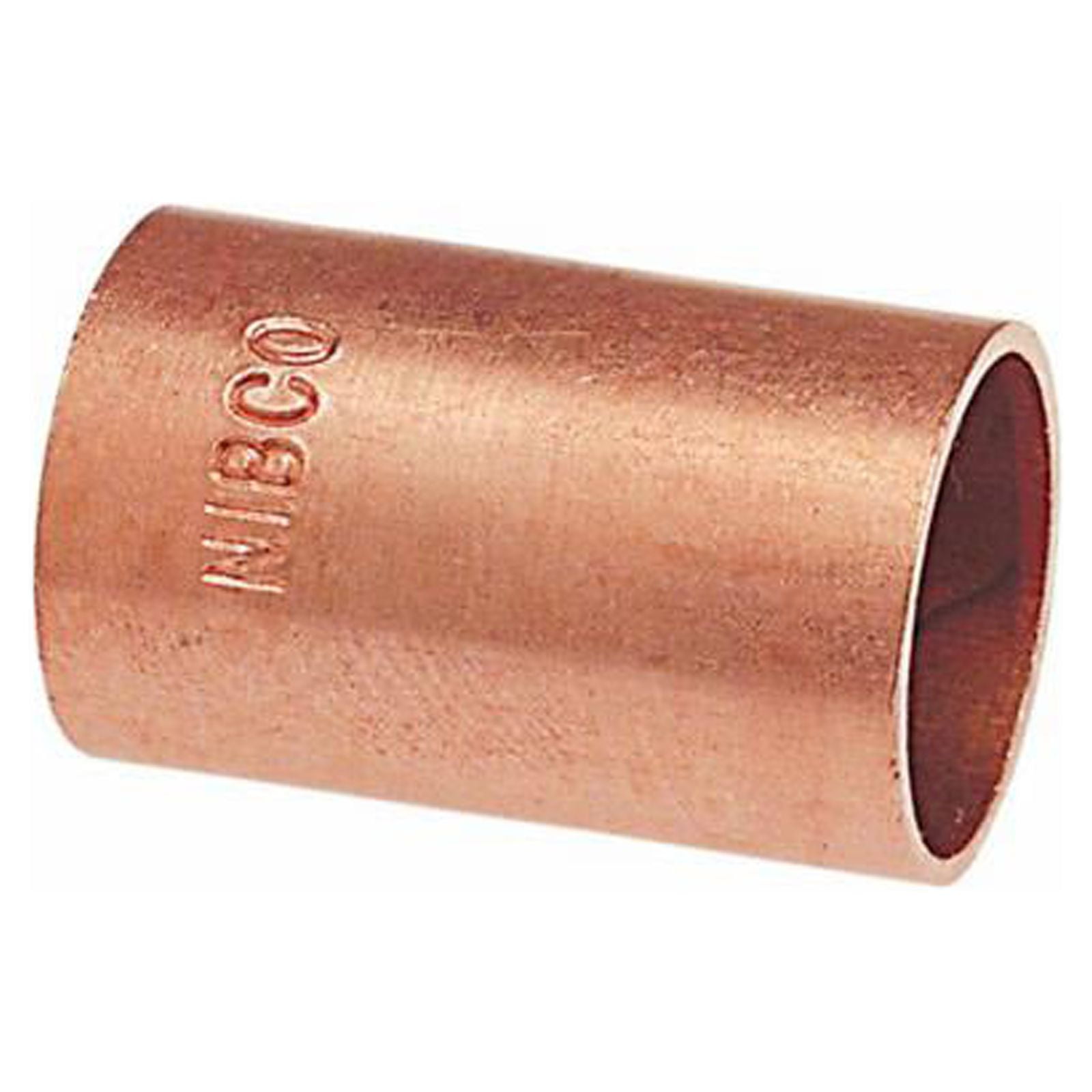 Nibco W00960D Copper Pipe Coupling Without Stop, 1/2 In. CxC - Quantity ...