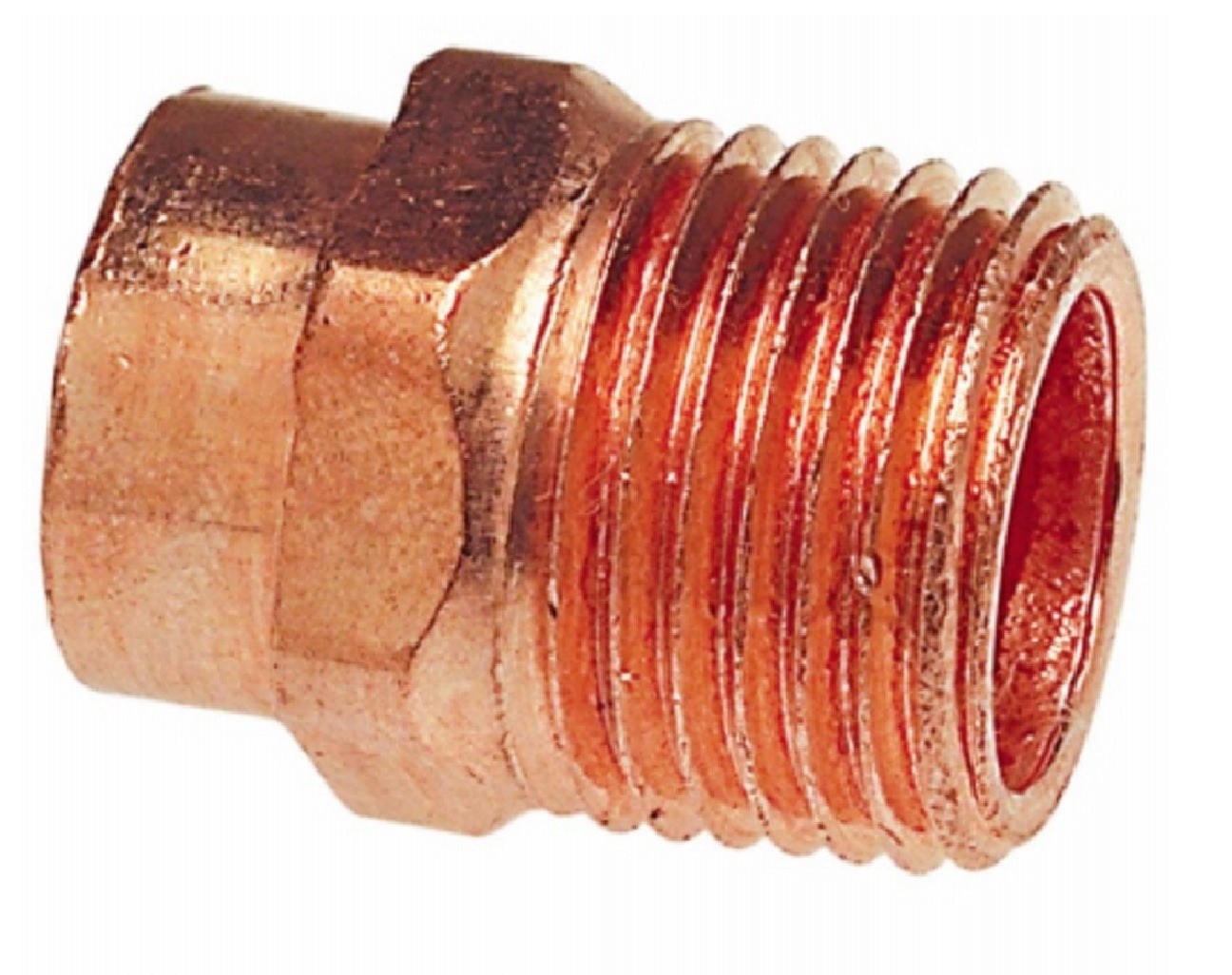 Nibco W01190D Copper Male Adapter, 3/8 Inch x 1/2 Inch, Each - Walmart.com