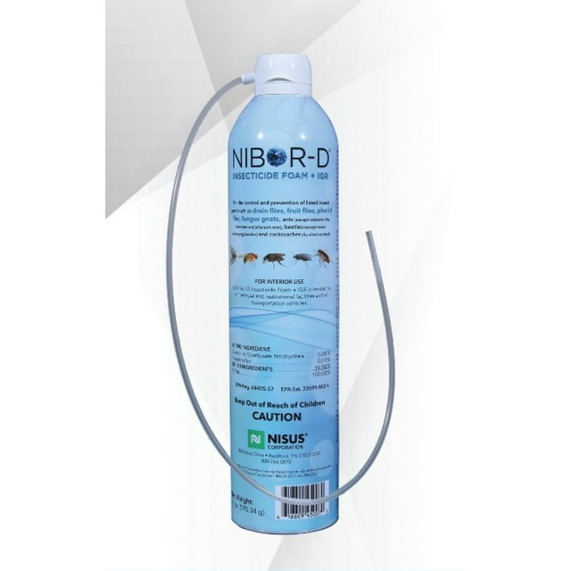 Nisus Nibor-D Insecticide Foam+IGR Spray, Control for Cockroaches&Other ...