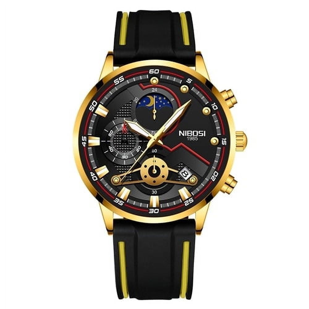 Nibosi 2022 Men Watch Top Luxury Brand Quartz Mens Watches Chronograph ...