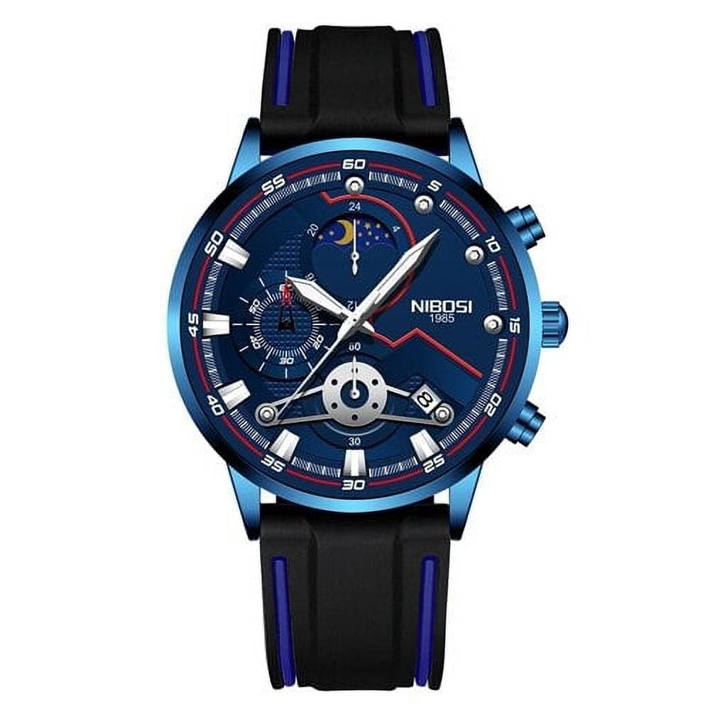 Nibosi 2022 Men Watch Top Luxury Brand Quartz Mens Watches Chronograph ...
