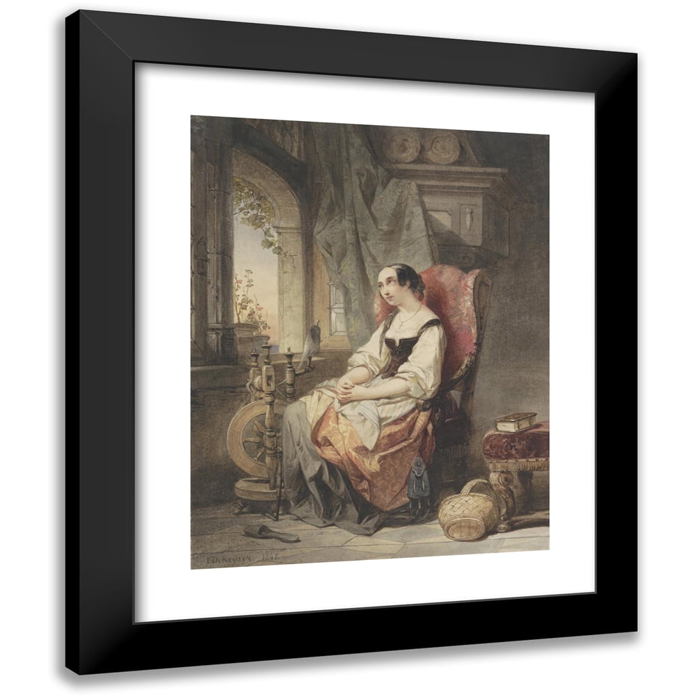 Nicaise De Keyser 15x18 Black Modern Framed Museum Art Print Titled ...