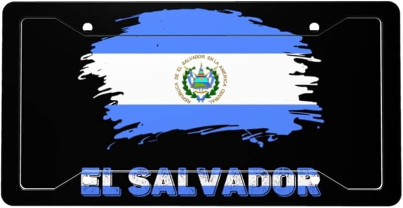 Nicaragua Map Nicaraguan Flag Front License Plate and License Plate ...