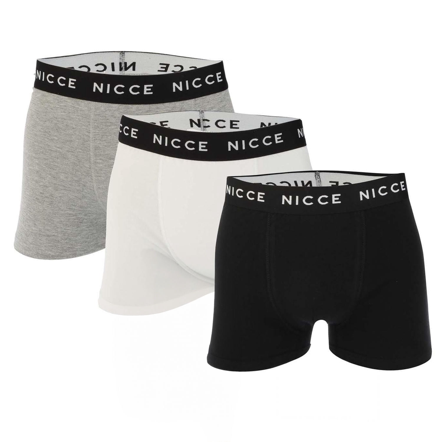 Nicce Mens Luzern Boxer Shorts (Pack of 3) - Walmart.com
