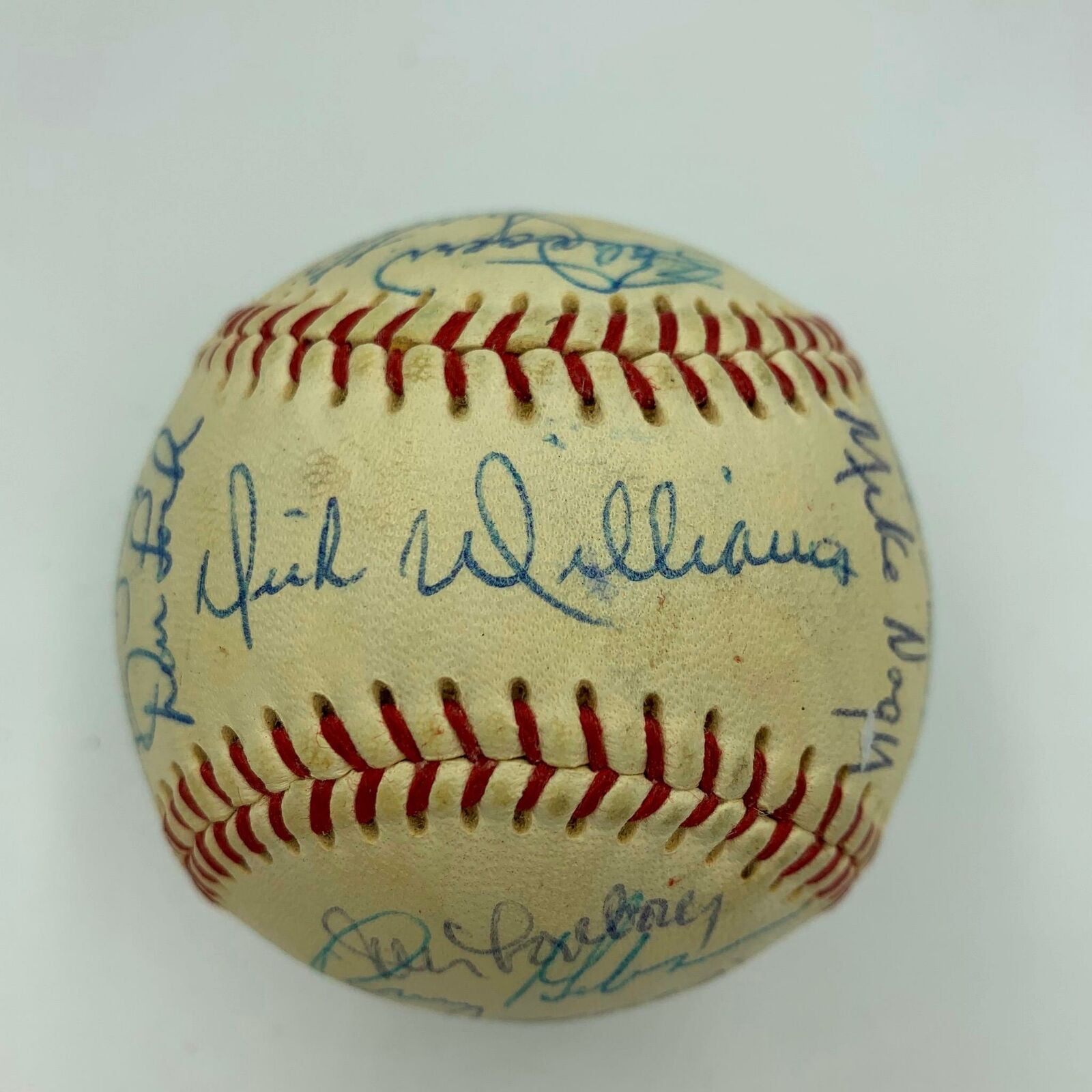 Nice 1969 Boston Red Sox Team Signed Baseball Carl Yastrzemski PSA DNA ...