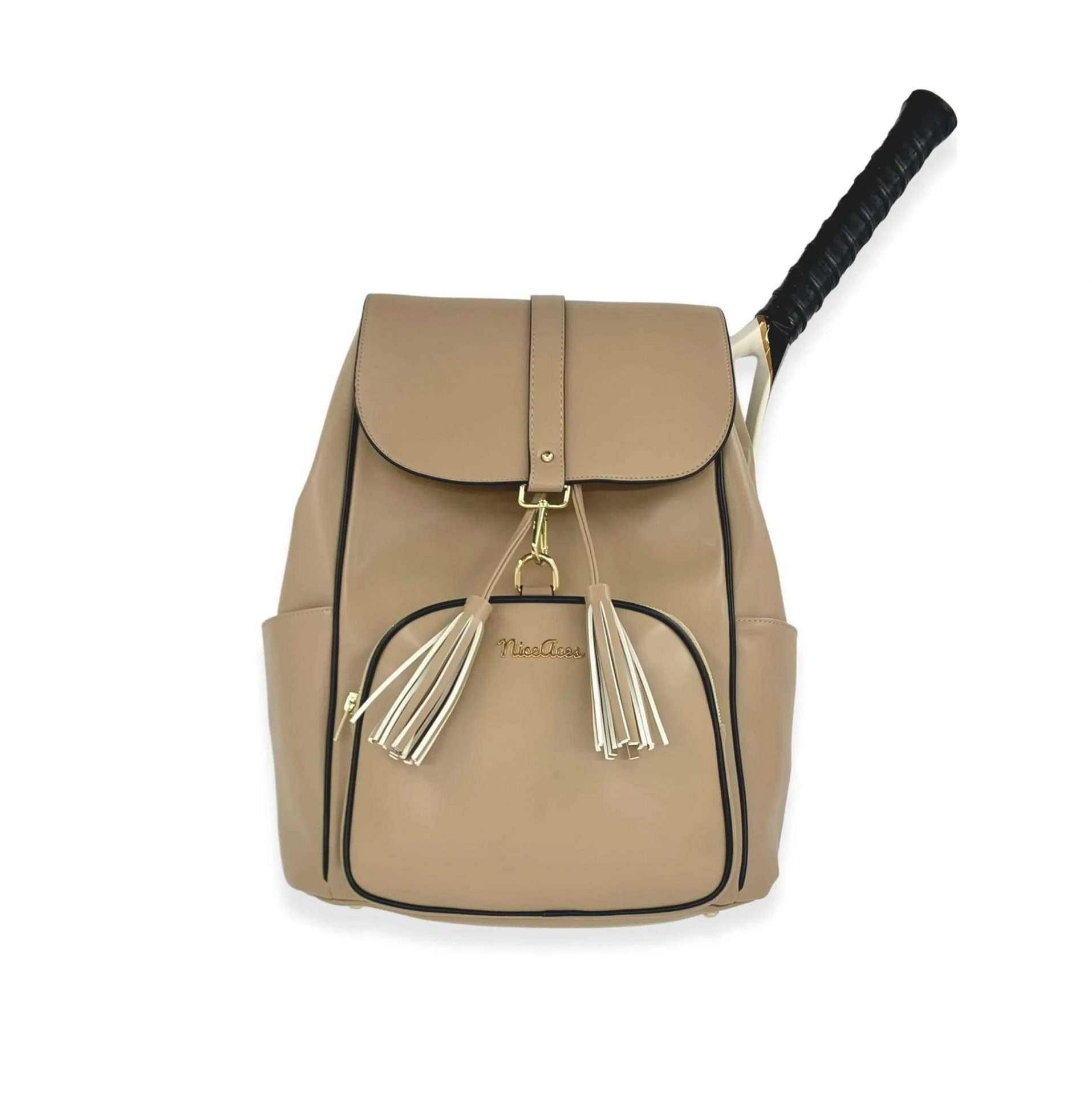 Nice Aces Women`s Sara Tennis Backpack Beige ( ) - Walmart.com