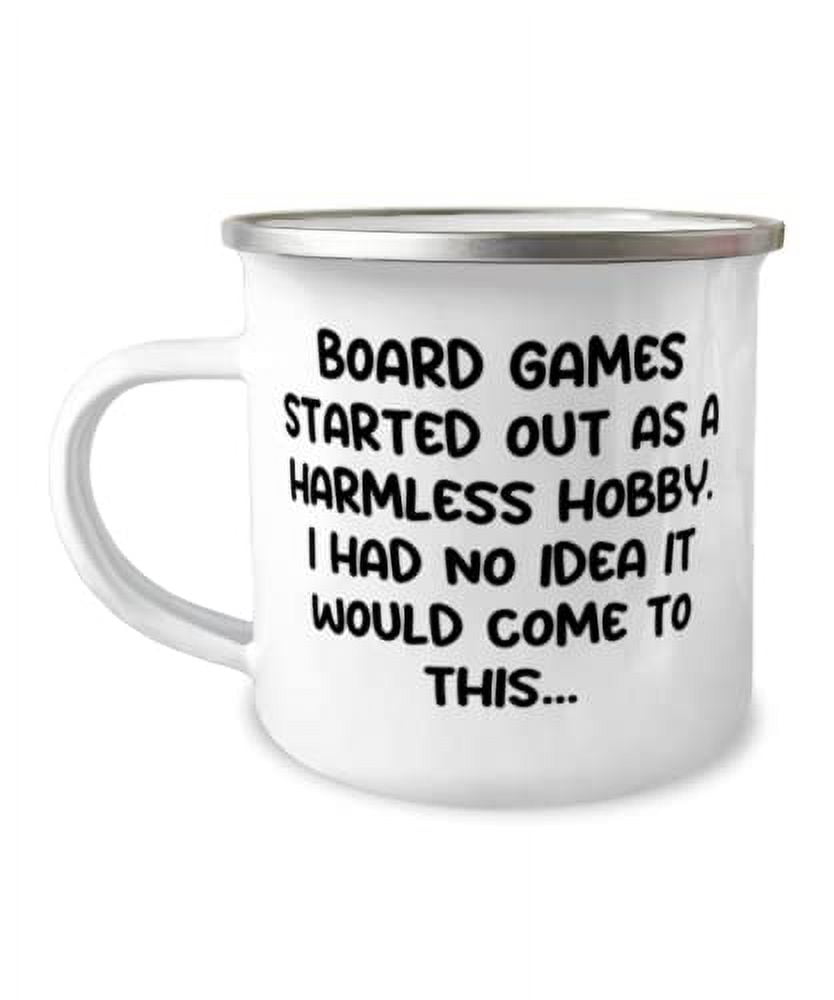 Nice Board Games 12oz Camper Mug, Board Games Started Out as a Harmless ...