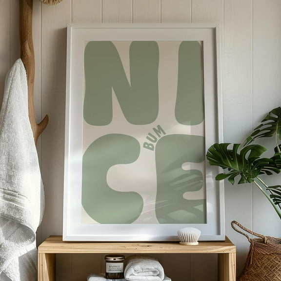 Funny Christmas Bathroom Poster, Toilet Paper Tree Wall Art, Humorous ...